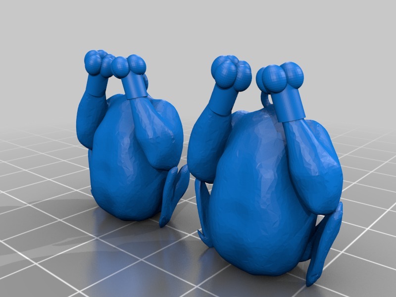 Thanksgiving Turkey Earrings by DigChaos | Download free STL model ...