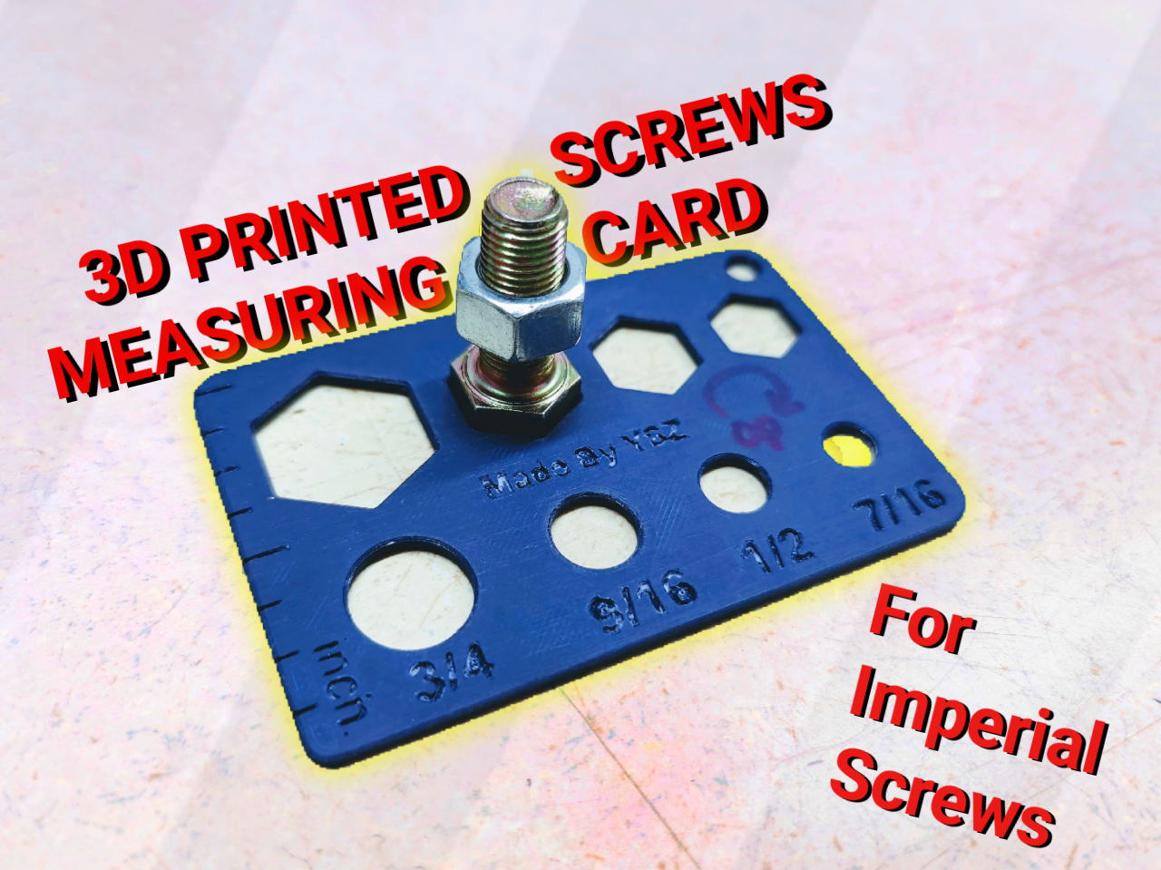 Screws Card V9 by YardenSZ | Download free STL model | Printables.com