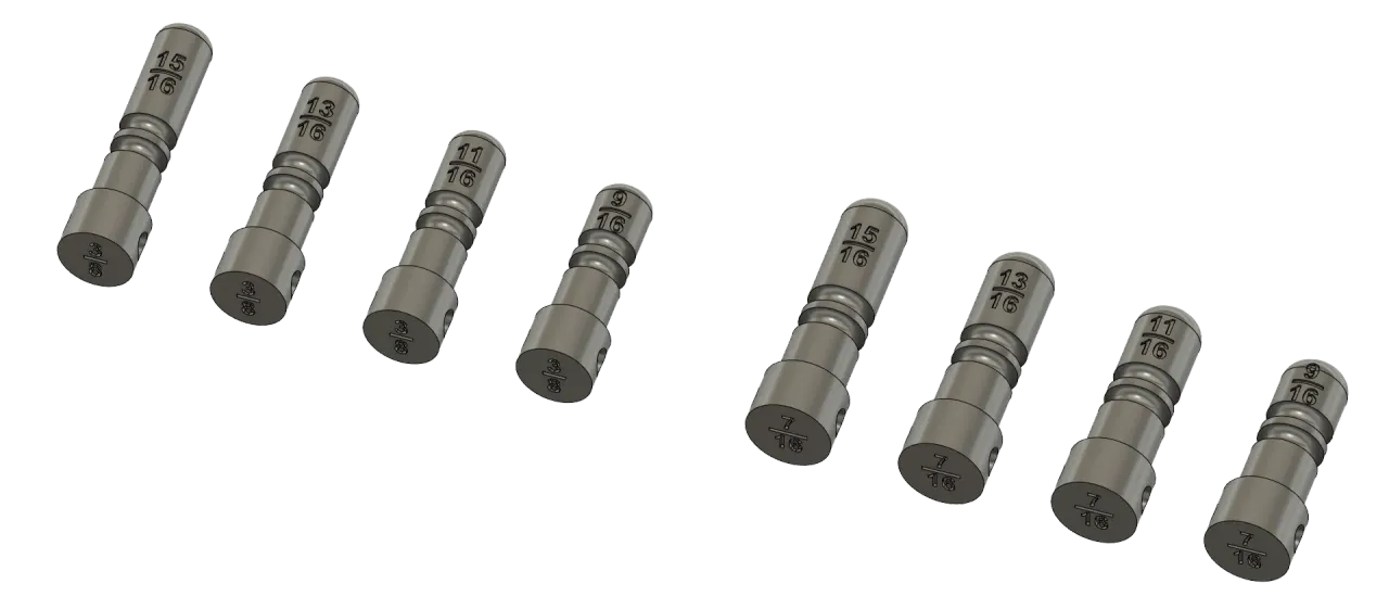 Dowel Pin Gauges by Ghrrum | Download free STL model | Printables.com