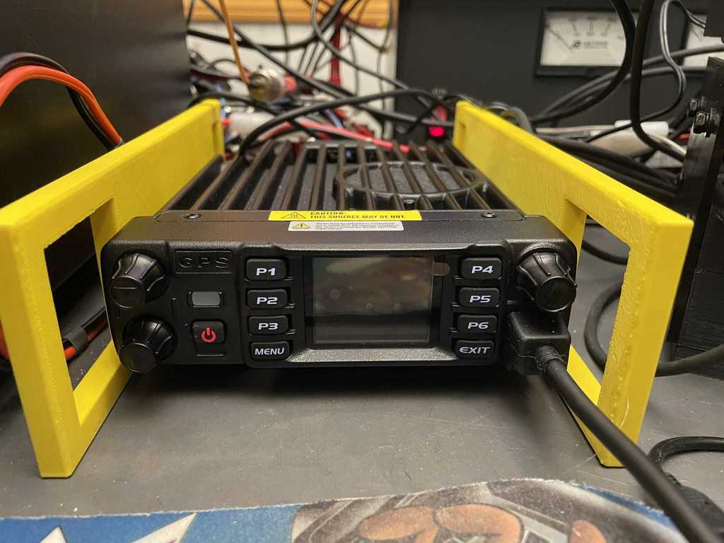 Side rails for AnyTone AT-D578UV, and Yaesu FTM-400 (probably FTM-100 ...