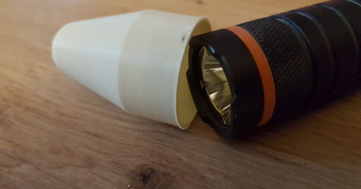 Torch diffuser / Taschenlampen Diffusor by Henki71 | Download free STL ...