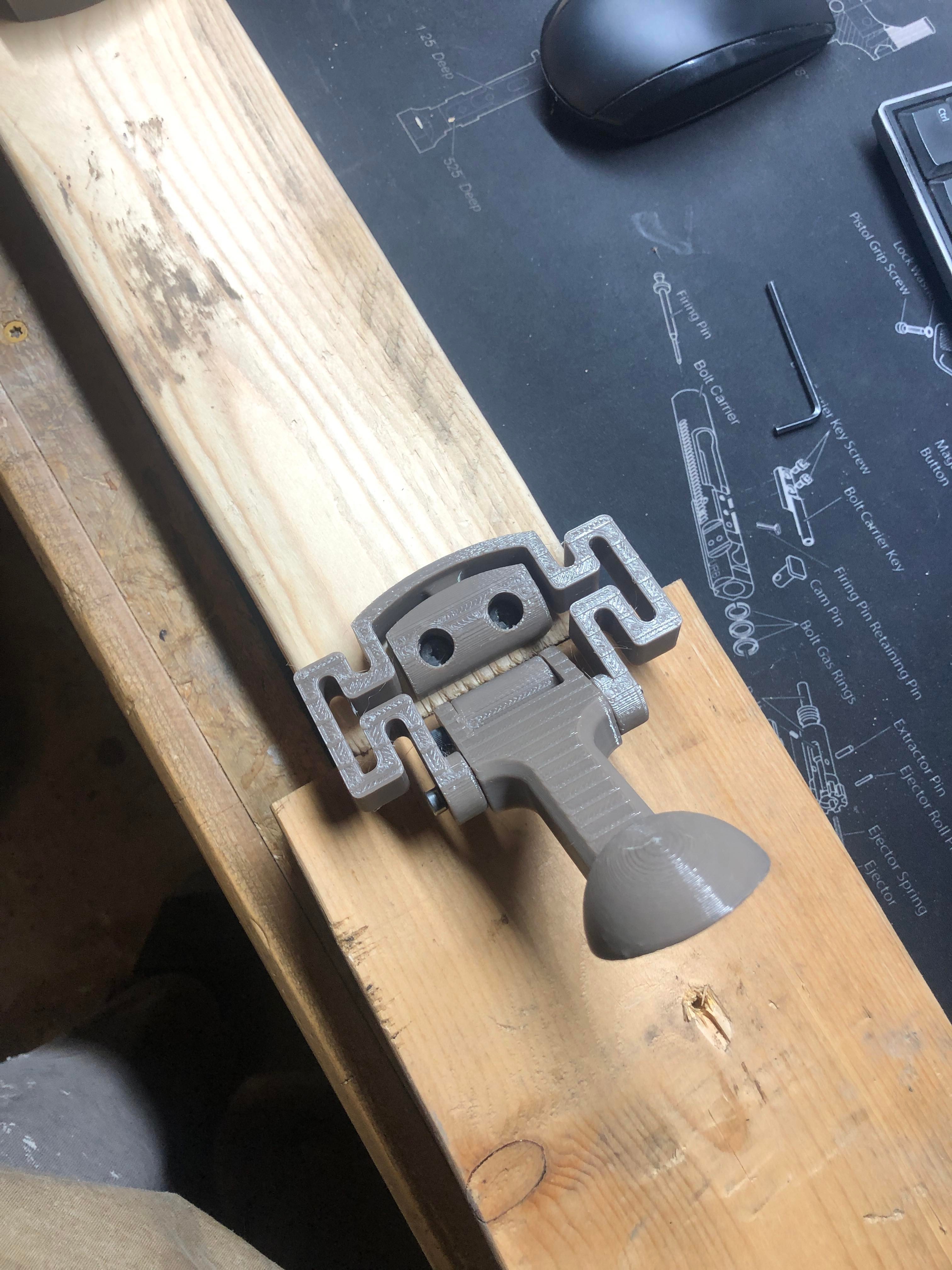 Larger Draw Latch | Beefy! by Levi | Download free STL model ...