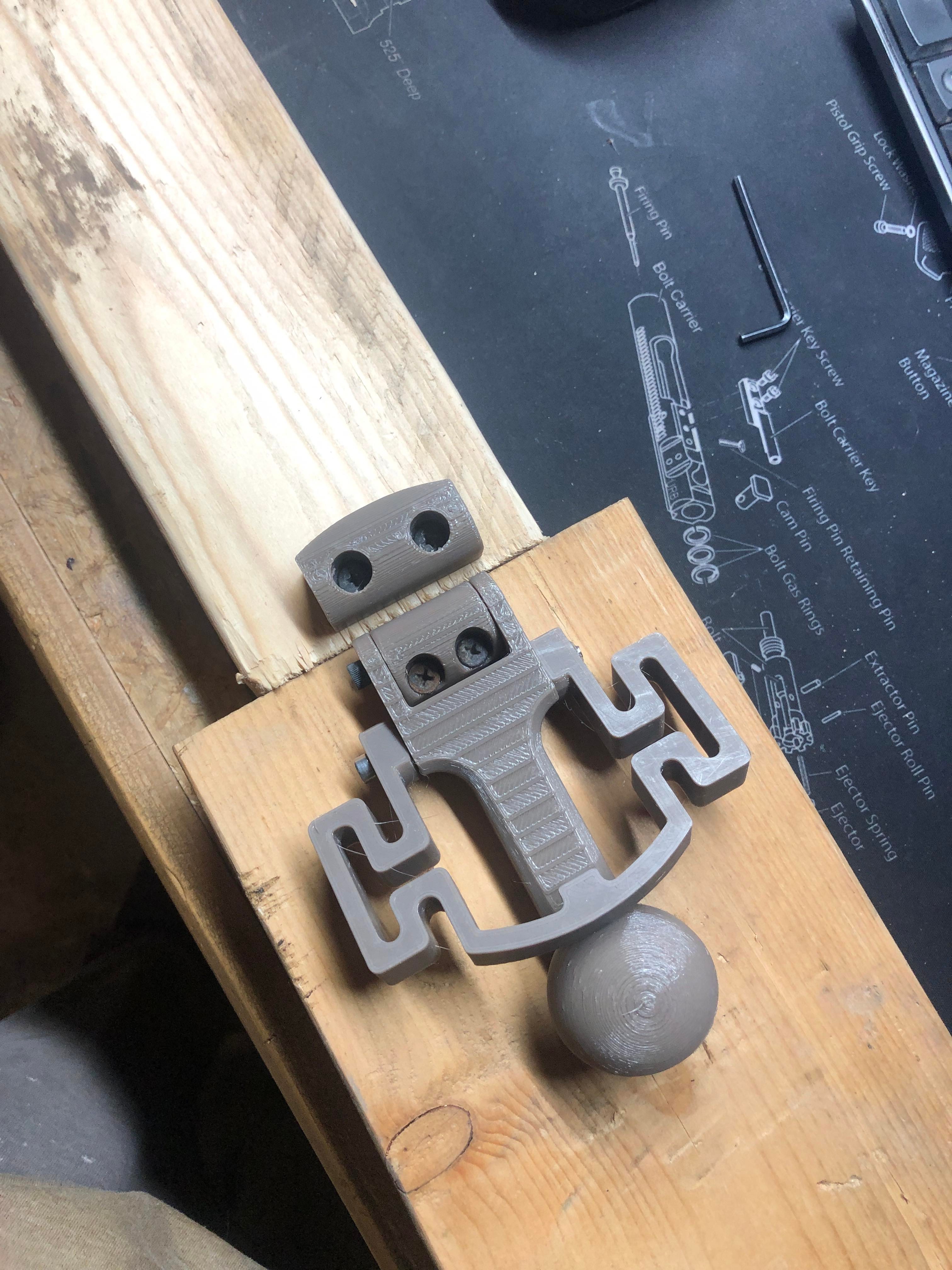 Larger Draw Latch | Beefy! by Levi | Download free STL model ...