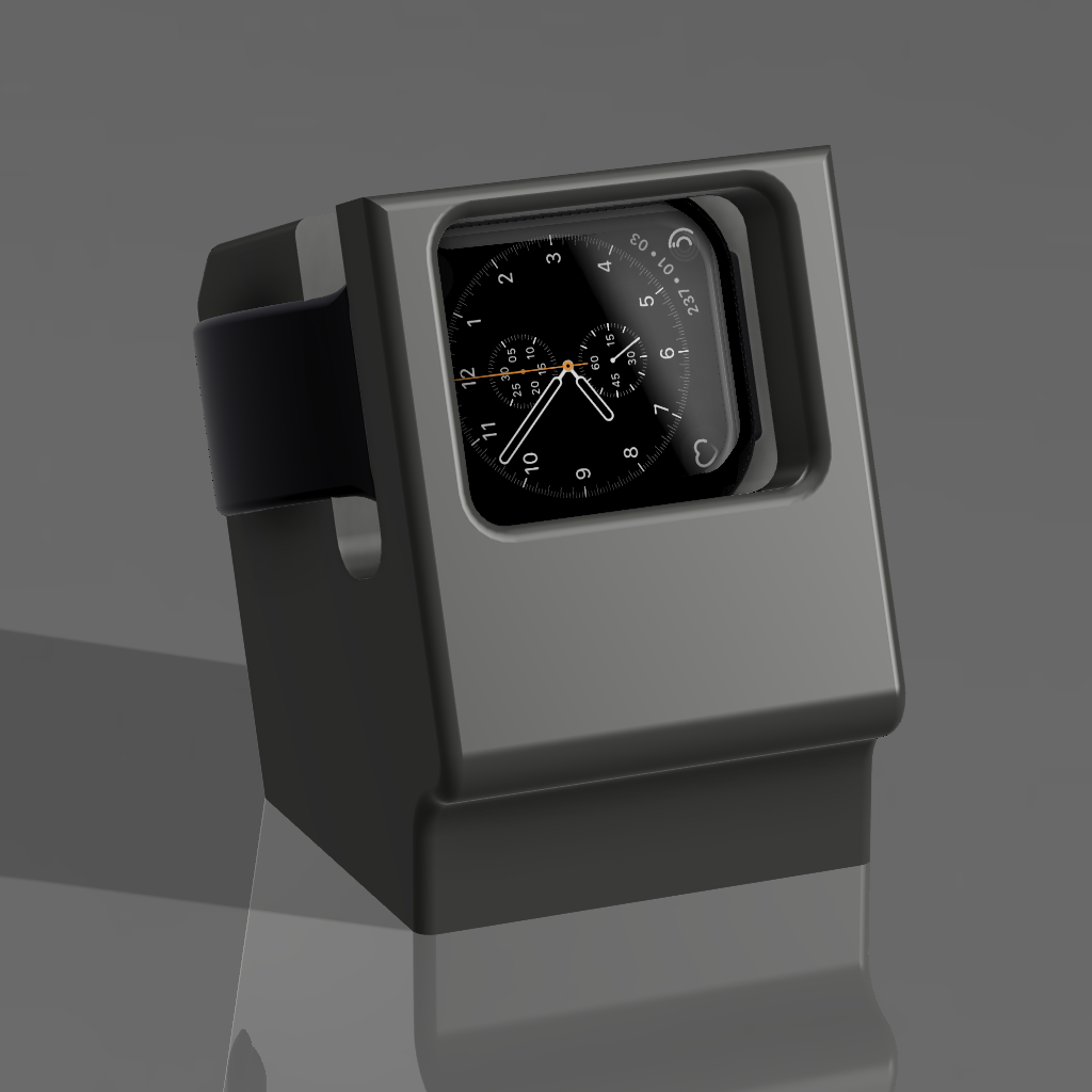 Apple Watch Monitor Style Charging Base by Jackint0sh | Download free ...