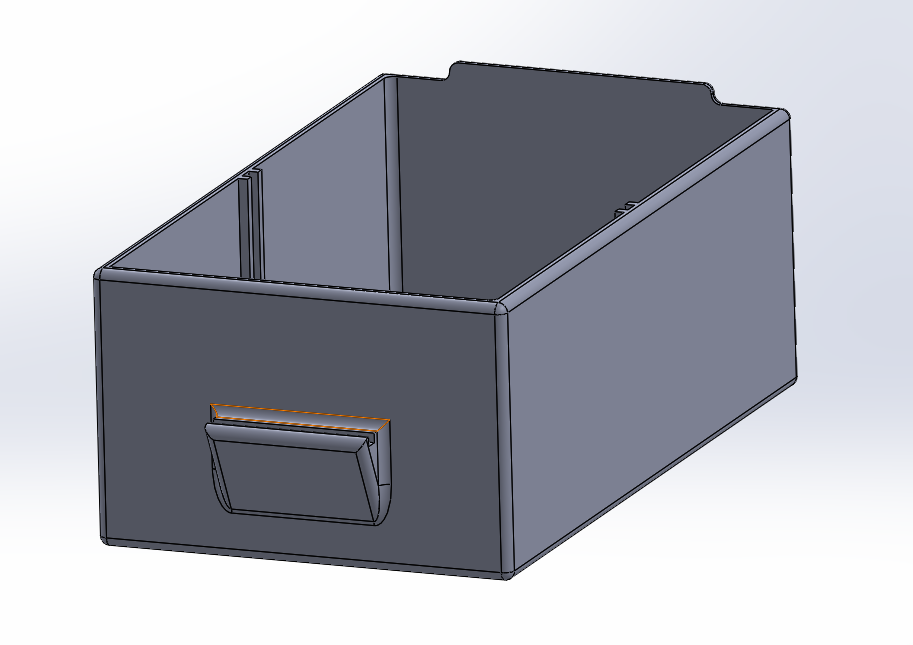 Replacement bin for parts organiser by Creator1994 | Download free STL ...