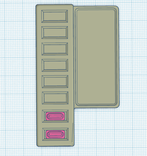 4 slot usb with 2 slot usb-c by Ben | Download free STL model ...