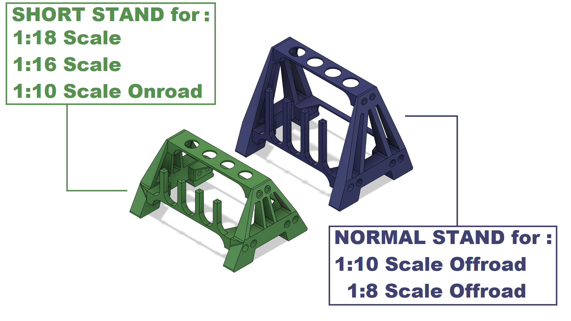 Modularer RC Stoßdämpferständer / modular RC shock absorber stand by ...