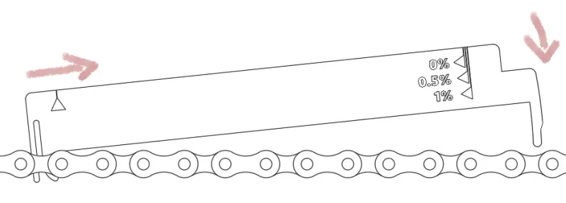 Bicycle chain wear indicator by xopn | Download free STL model ...