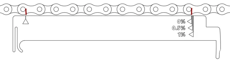 Bicycle chain wear indicator by xopn | Download free STL model ...