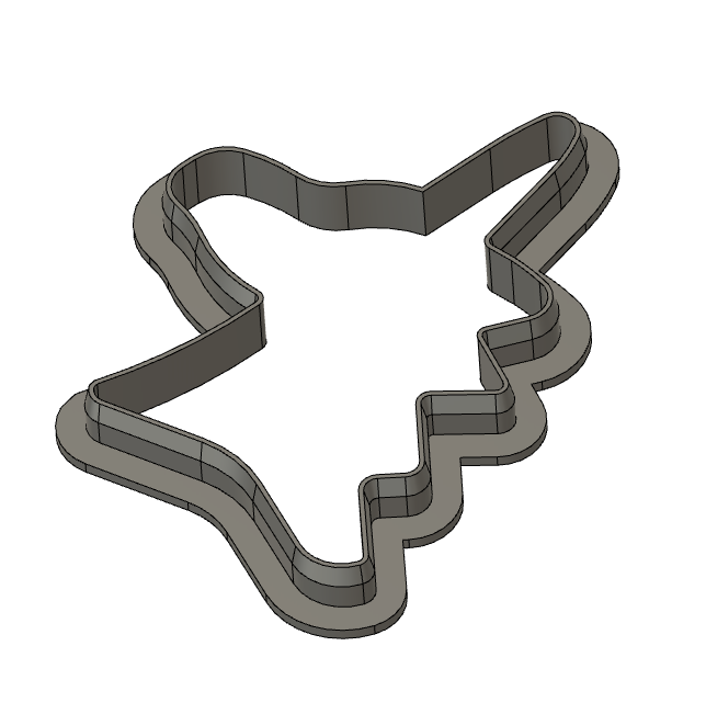 Unicorn cookie cutter by Anselm L | Download free STL model ...