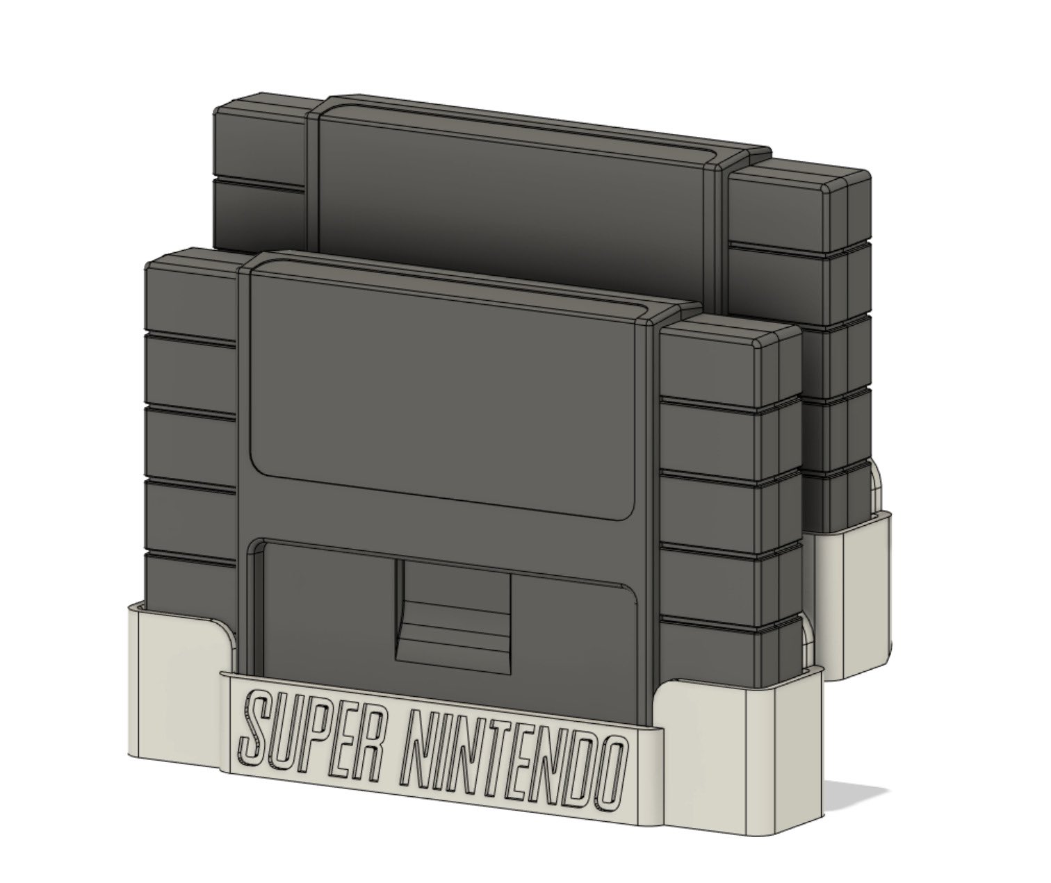 SNES/SFC (Super Nintendo/Famicom) Modular cartridge Display stand by ...