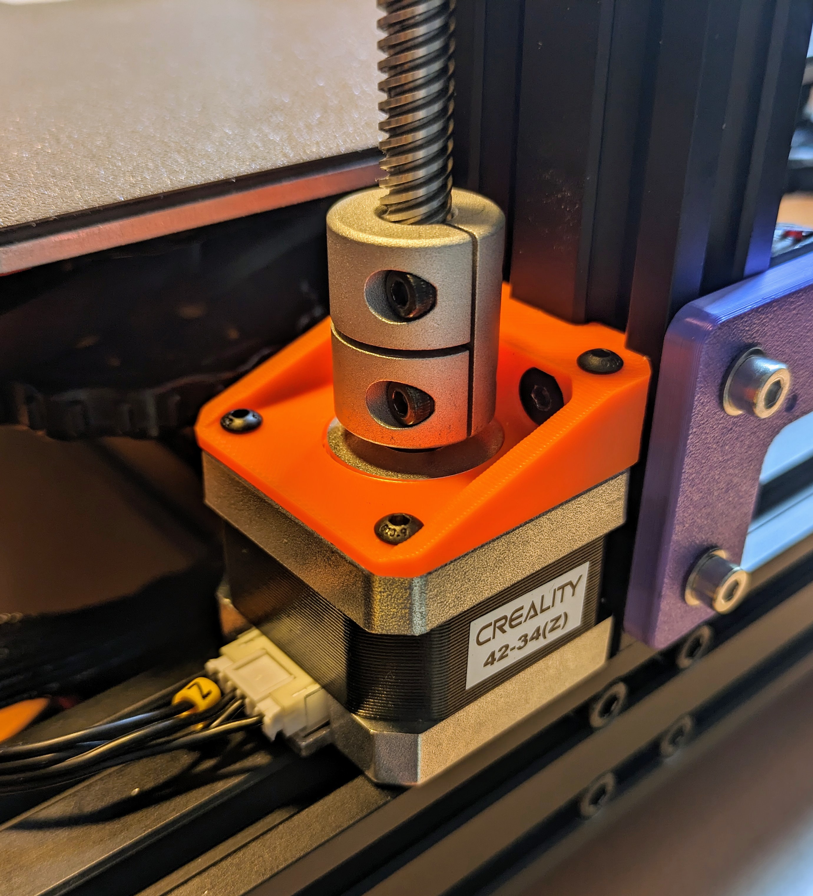 Ender 3 Adjustable Z Motor Mount (Ender 3 / Pro / V2 / Dual Z) by ...