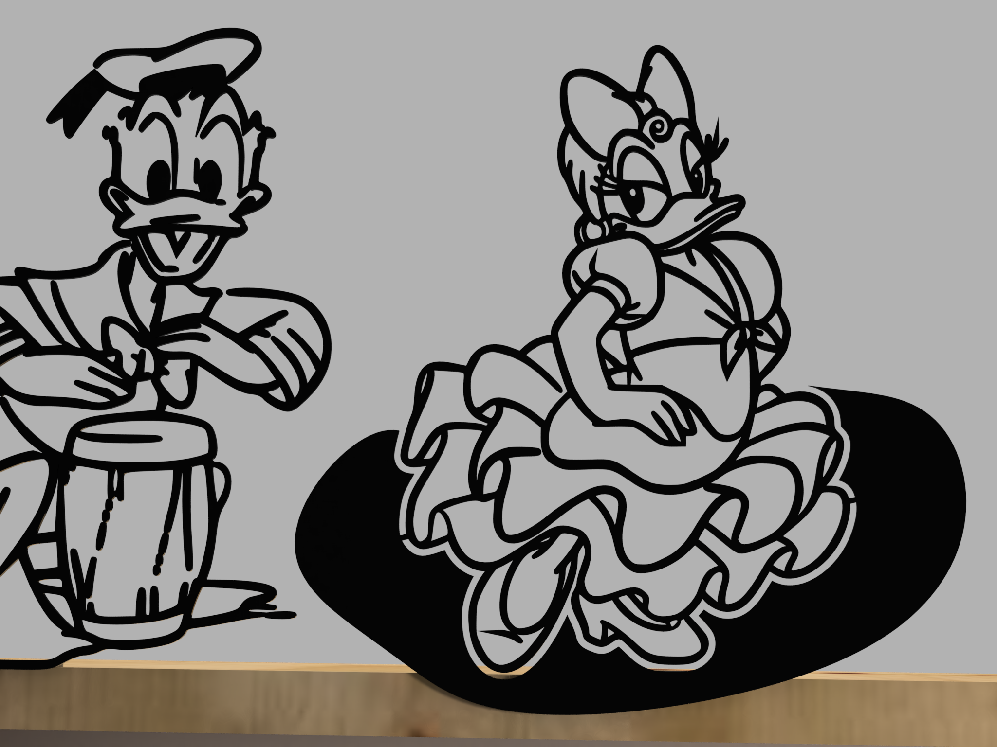 Daisy Duck dancing by Joe | Download free STL model | Printables.com