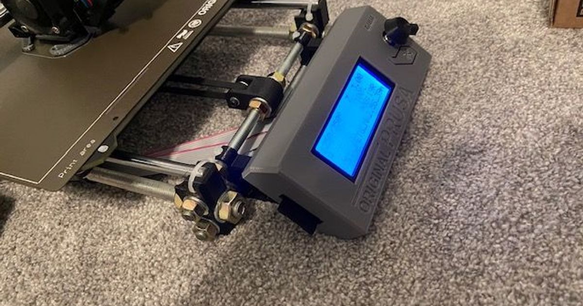 LCD support B for MK2S with BIQU/RepRap LCD Display by JRP7743 ...