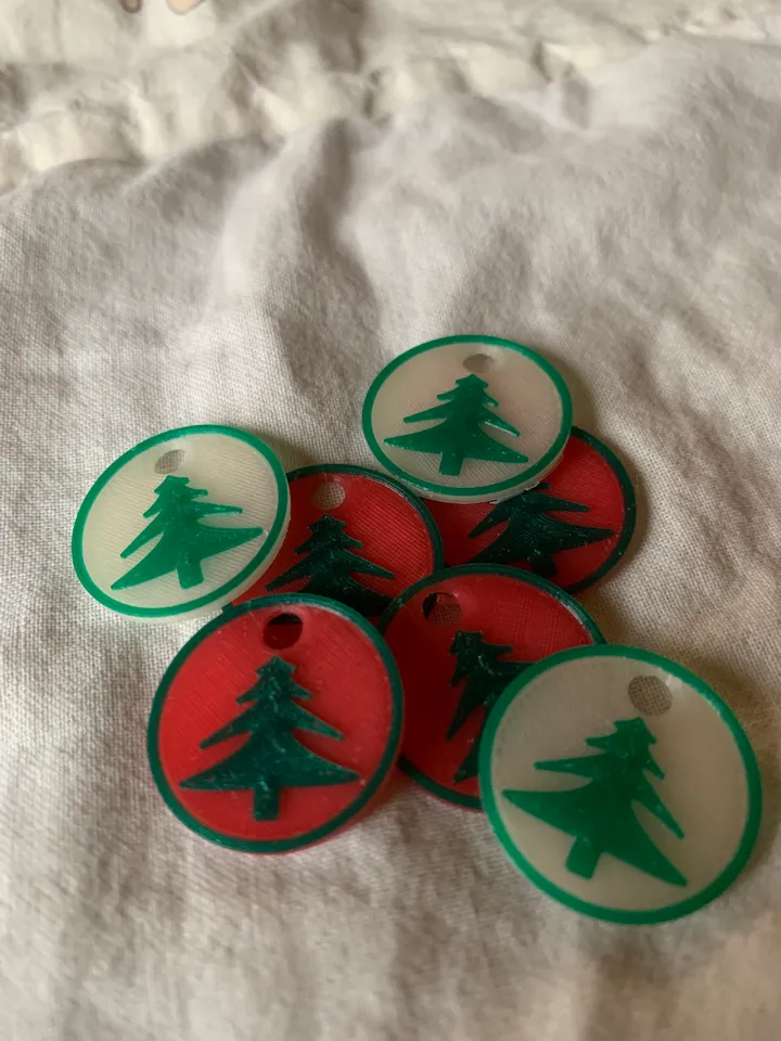 Christmas Tree shopping cart token by pLfuego | Download free STL model ...