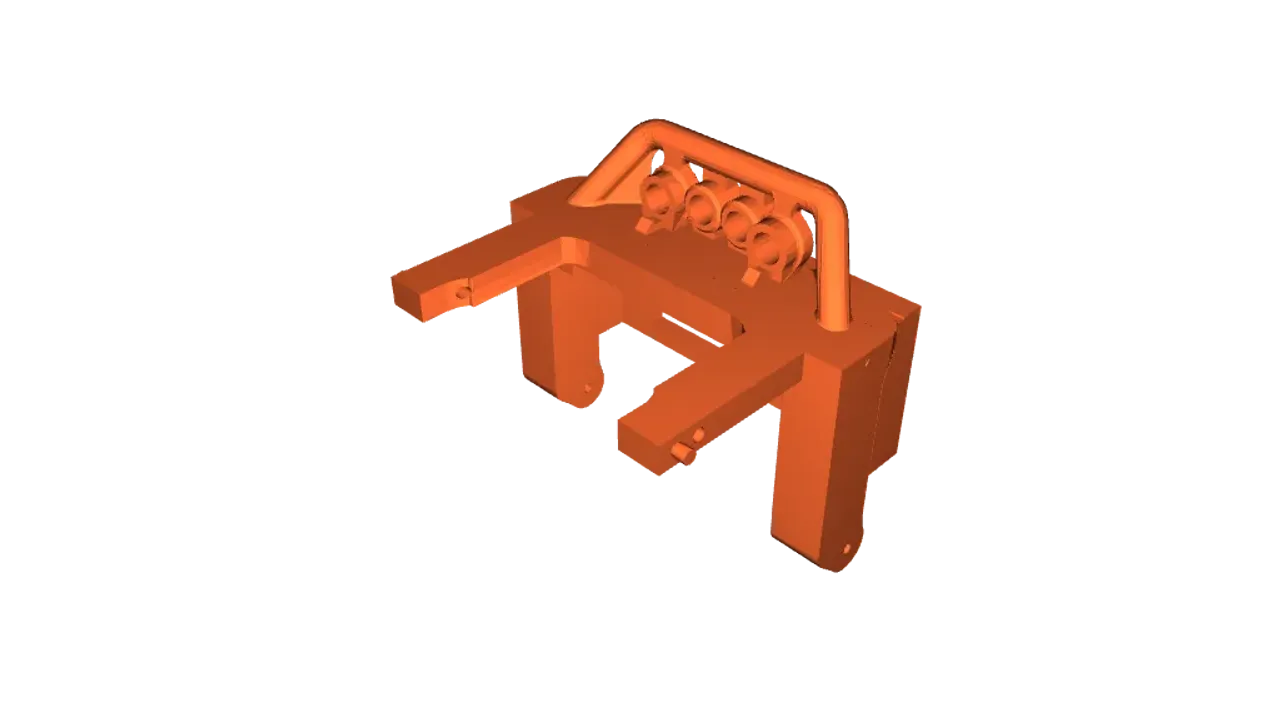 SCX24 - Snow Plow Mount for Emax Servos with 3mm LED Mounts by Chris ...