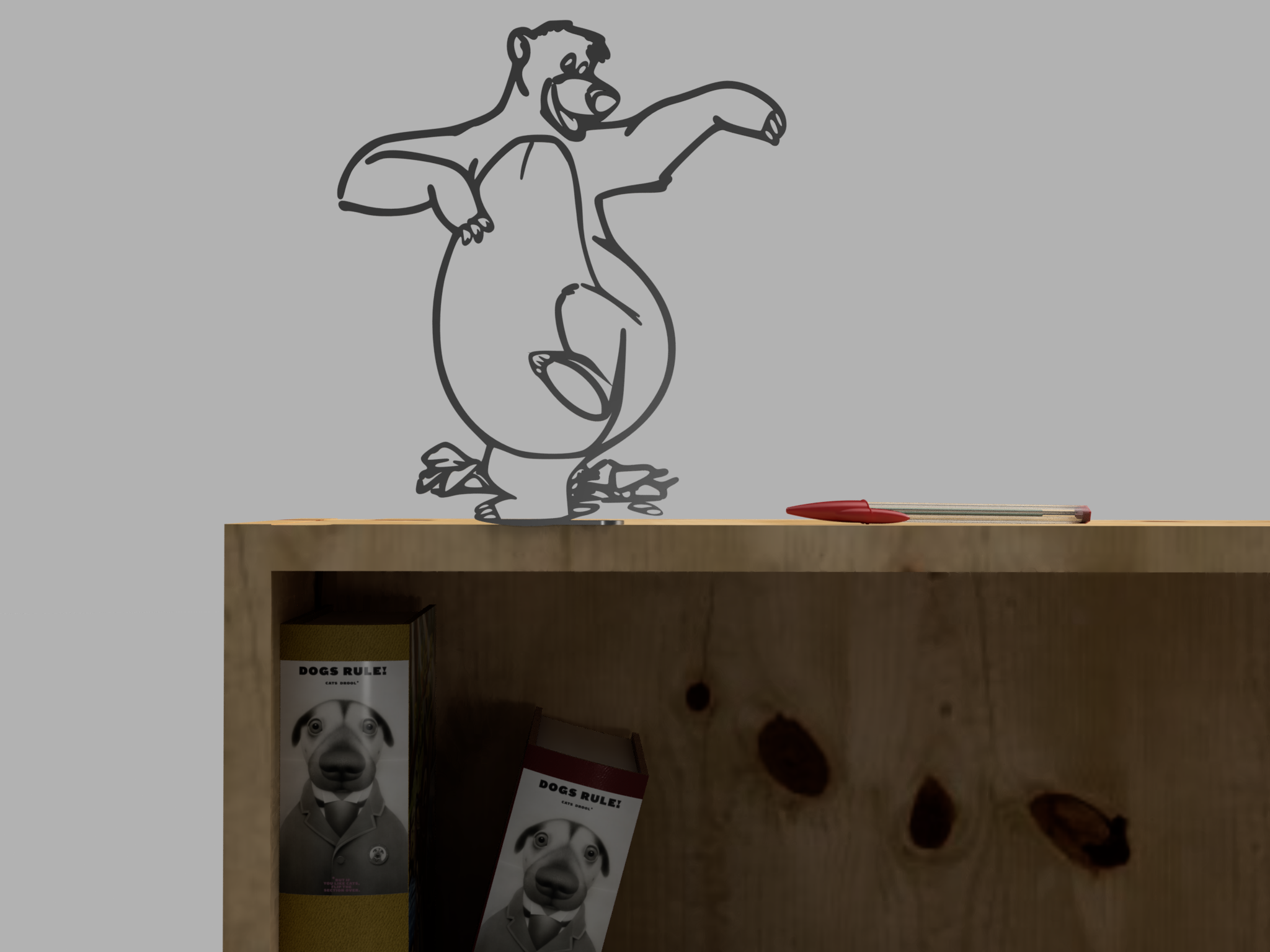 Baloo from The Jungle Book von Joe | Kostenloses STL-Modell ...