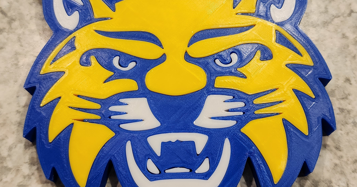 Wildcat Keychain by Dan23945 | Download free STL model | Printables.com