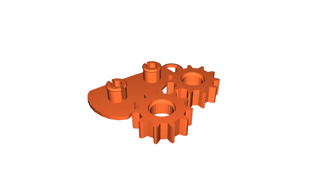 gear keychain the gears are working v2 by kzy3d | Download free STL ...