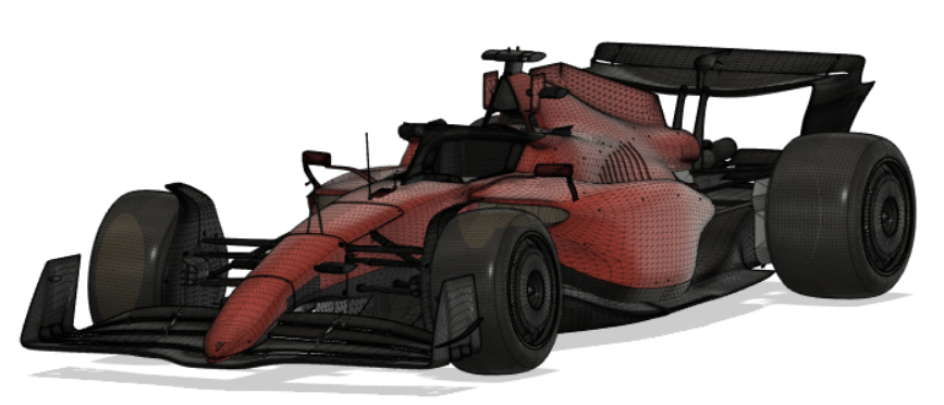 Ferrari F1-75 2022 von EA3D | Kostenloses STL-Modell herunterladen ...