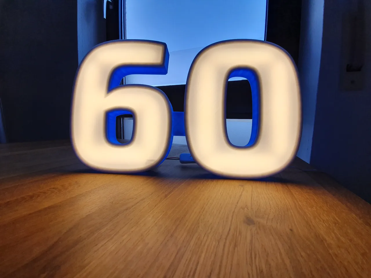 LED Sign 60 by schl3nk3 | Download free STL model | Printables.com