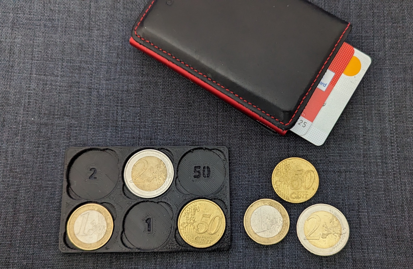 Wallet Coin Holder (Euro) with Numbers by mmeidl78 | Download free STL ...