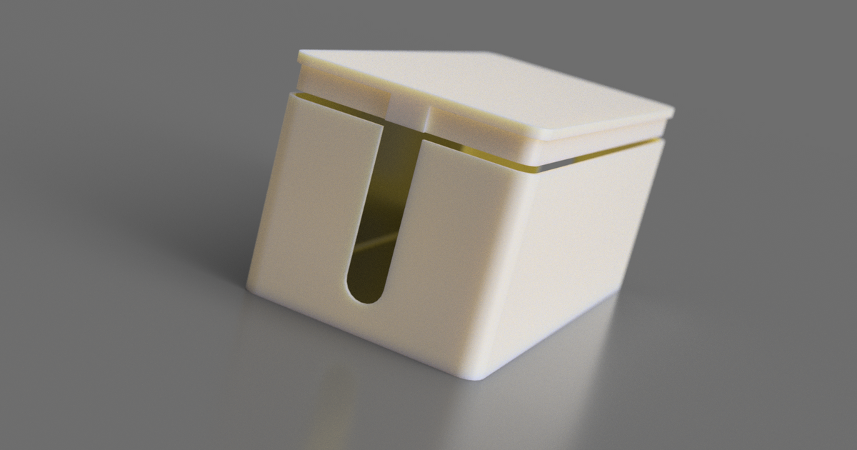 Parametric cable management box by BeppeITA | Download free STL model ...