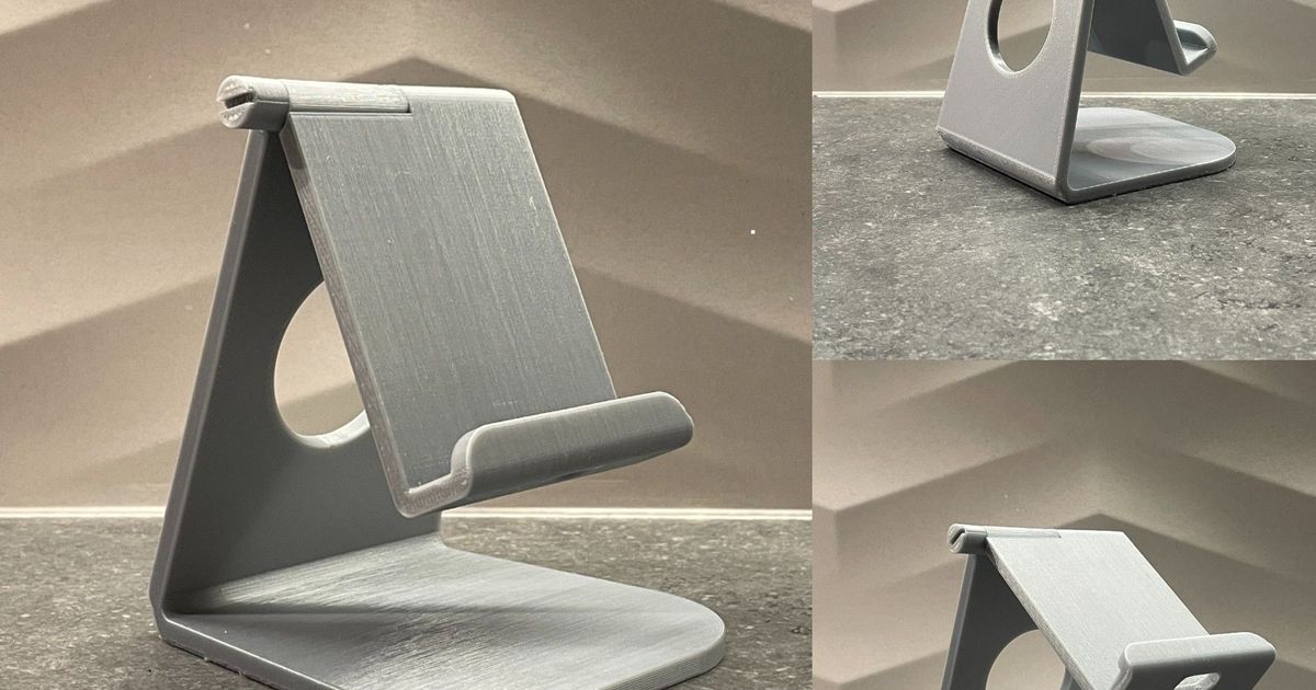 Tablet stand with adjustable angle by RobSmo | Download free STL model ...