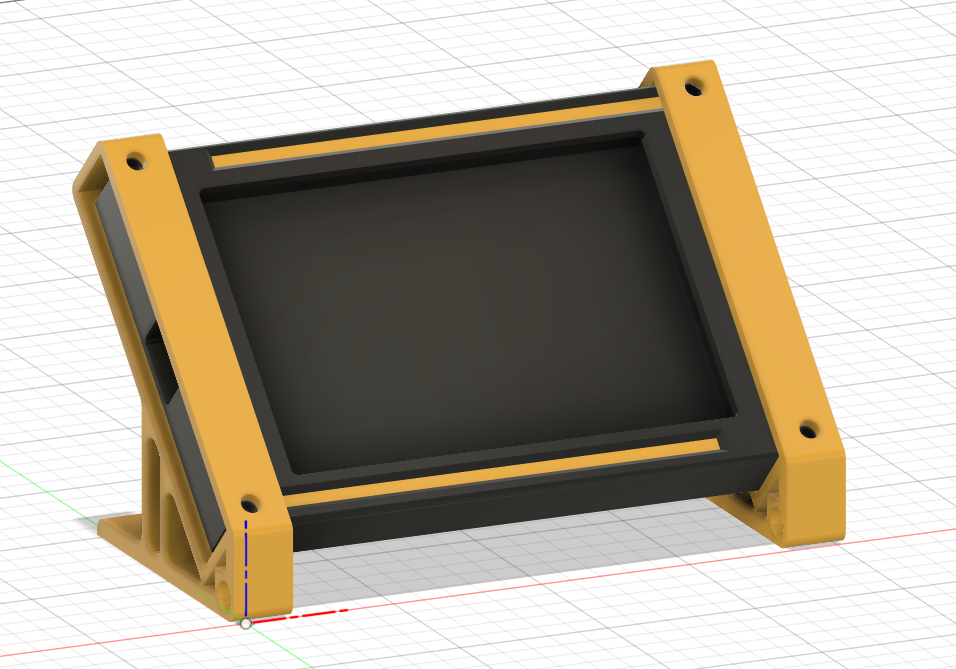 Housing for 3.5inch display by Crafz | Download free STL model ...