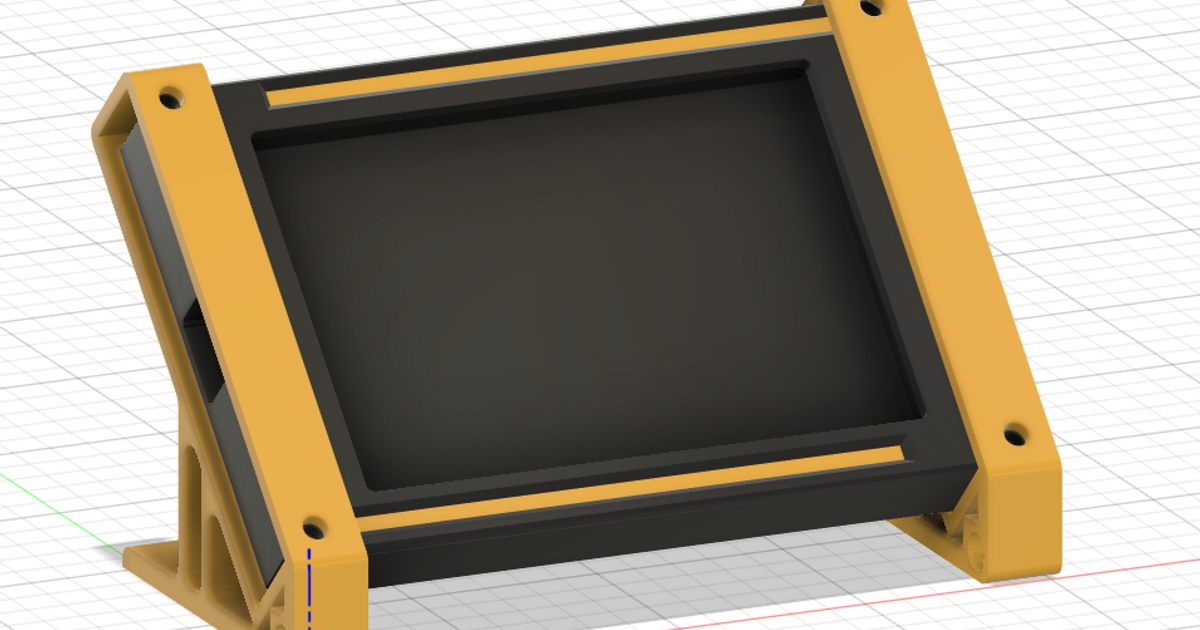 Housing for 3.5inch display by Crafz | Download free STL model ...