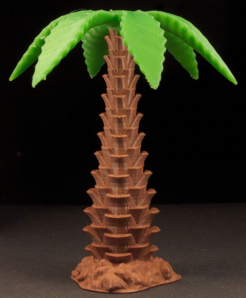 Tabletop plant: Palm Tree (01) by GrimGreeble | Download free STL model ...