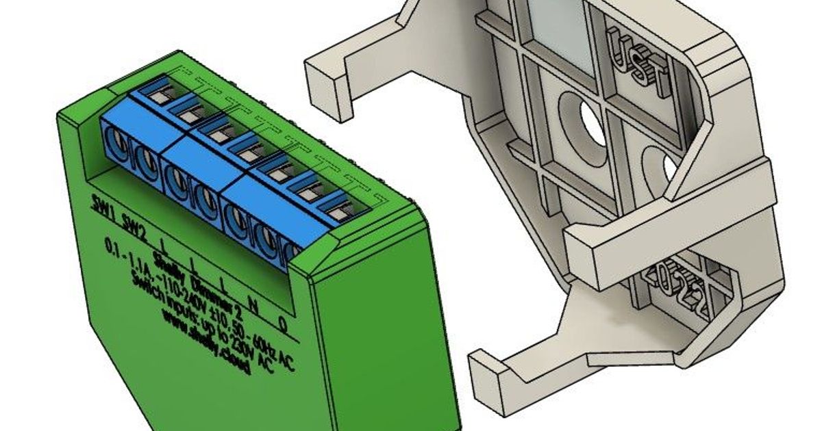 Holder for newer Shelly's by Mecky1963 | Download free STL model ...