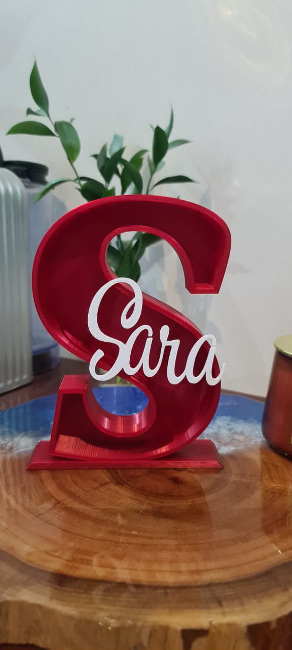 SARA NAME AND LETTER by al7lm99 | Download free STL model | Printables.com