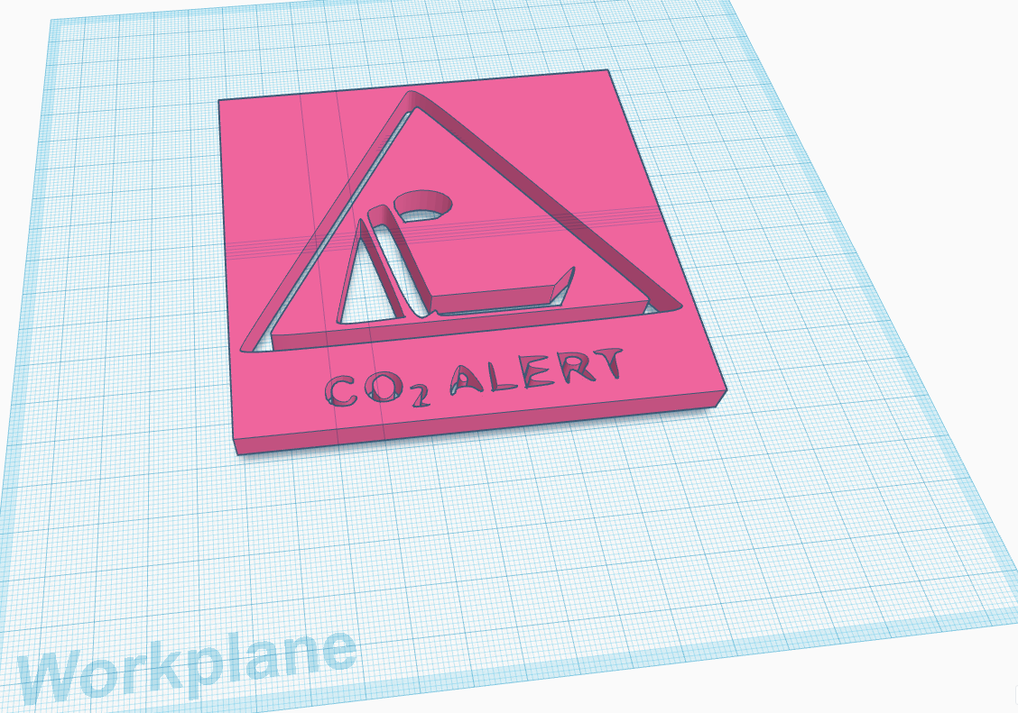 CO2 Alert Sign by Cash Lennartz | Download free STL model | Printables.com