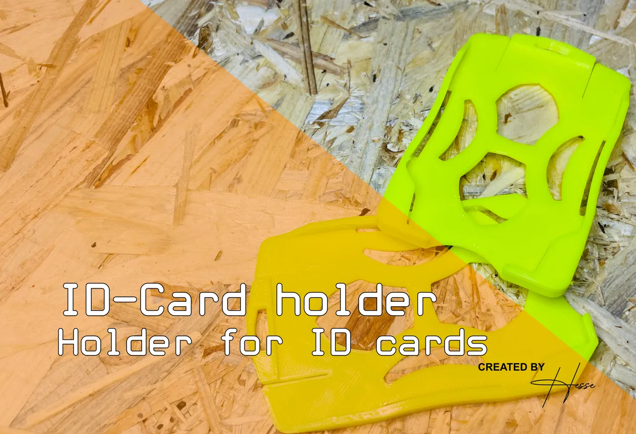 ID Card holder by Valentino Hesse | Download free STL model | Printables.com