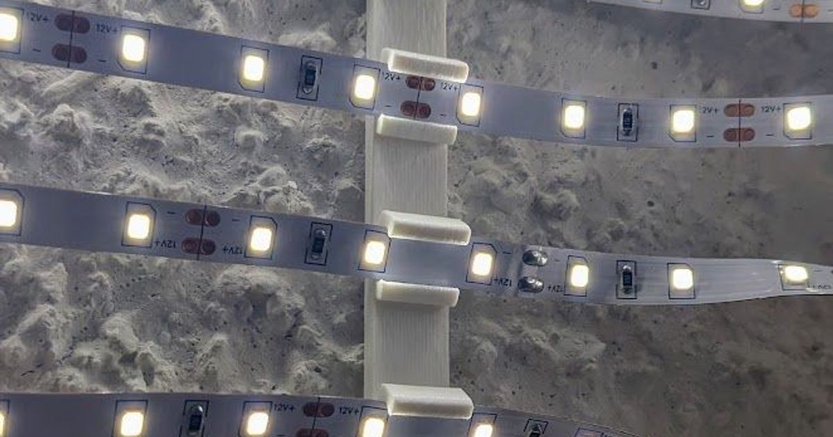 LED Clip Strip 30° (8mmx2mm) by Skyhigh | Download free STL model ...