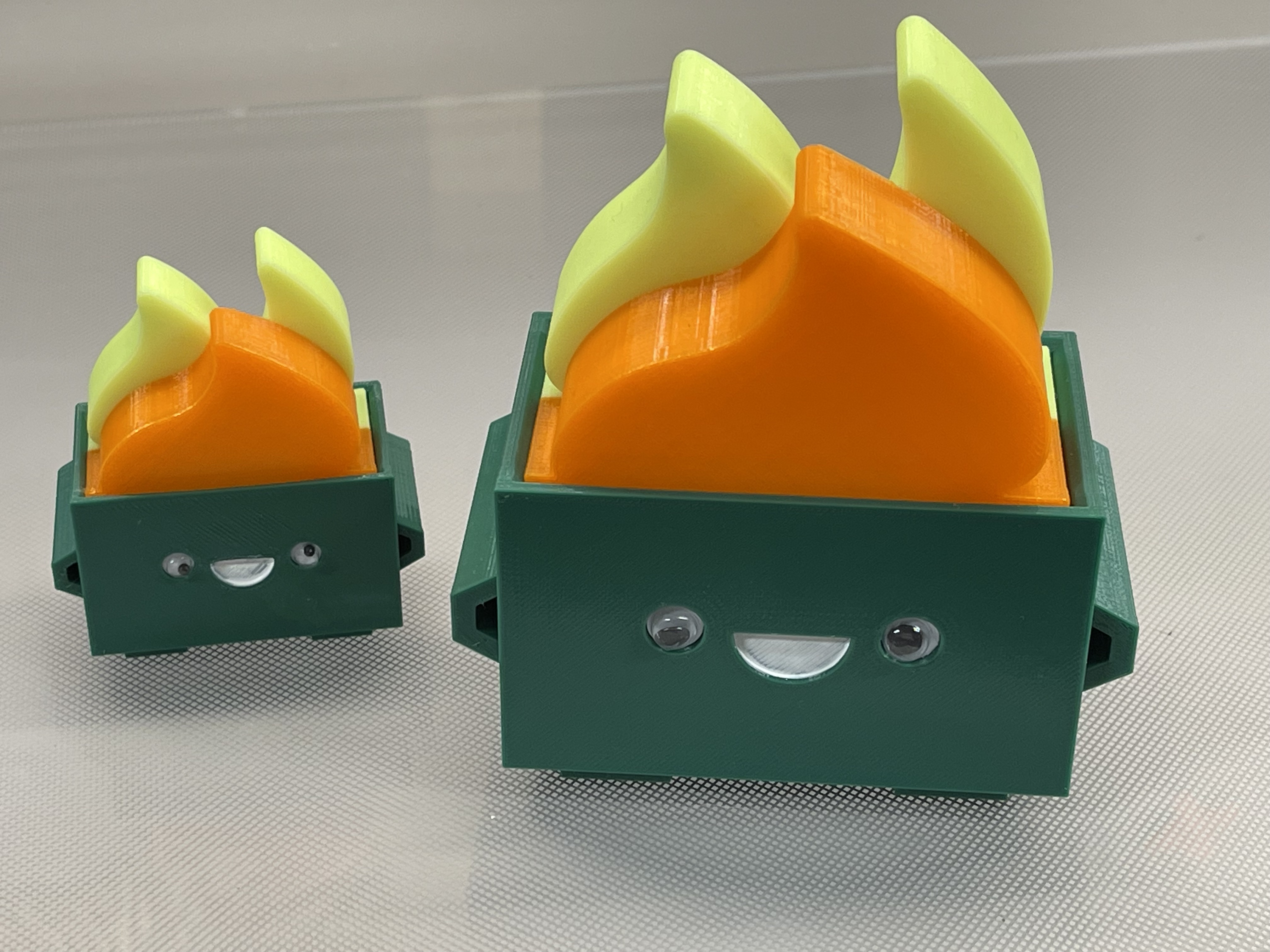 Dumpster Fire with LEDs par Rick's 3D Printing & Design | Téléchargez ...