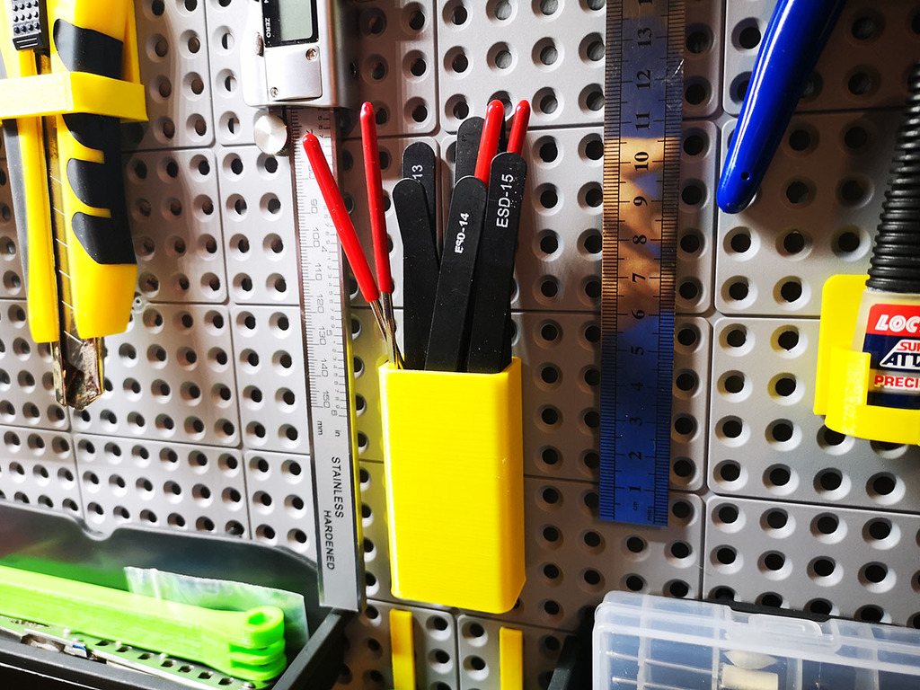Tools or pencils holder for Keter Pegboard by ciubecca | Download free ...