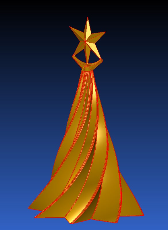Christmas decoration with filament up to 16 colors (vase mode) by ...