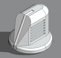 Airbus A320 Transponder Selector Knob by MANTOGA | Download free STL ...