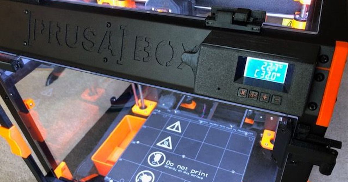 LCD Fan controller enclosure for Prusa-Box / Printer Box by Maksym ...