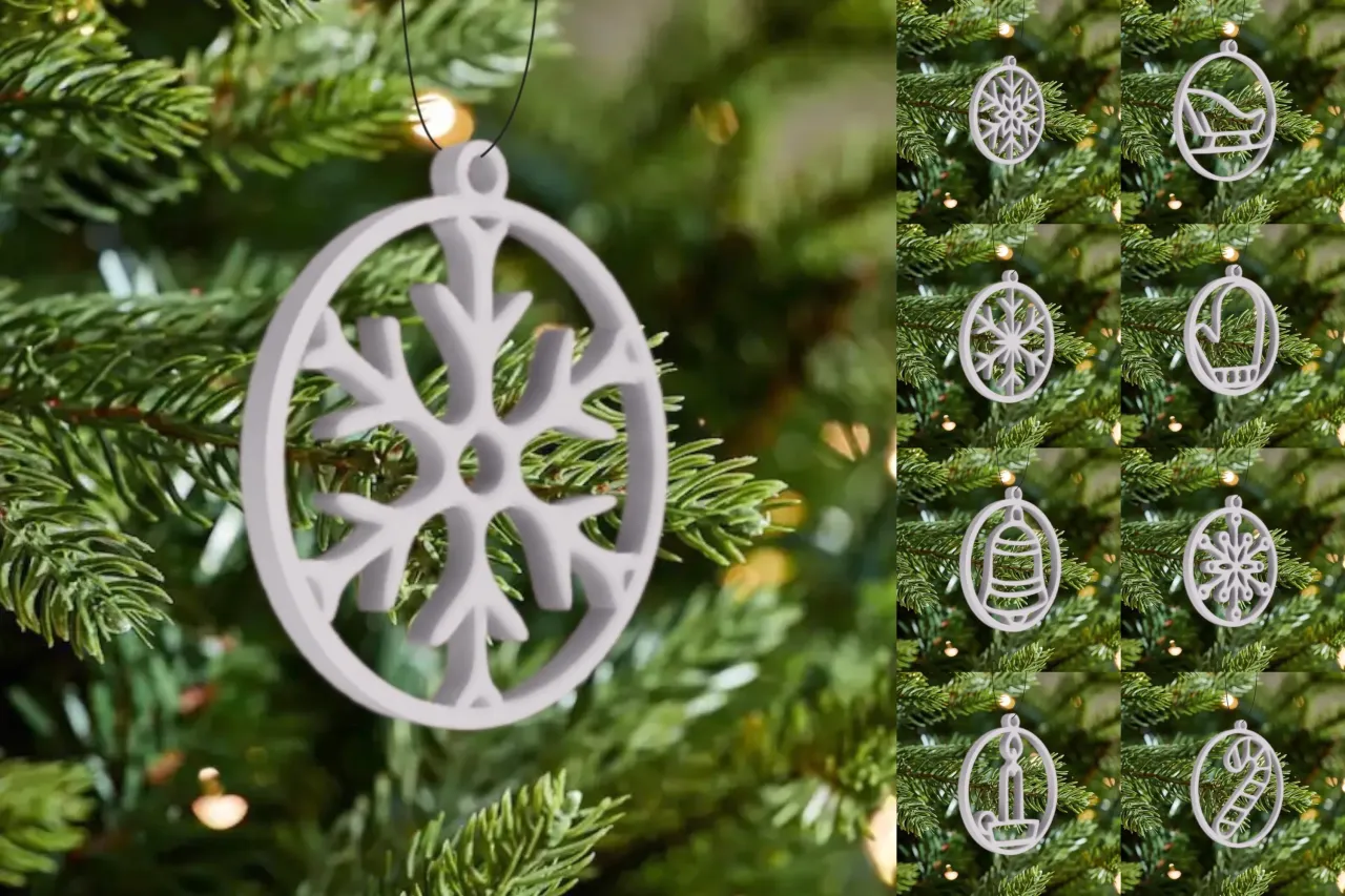 Christmas ball/decoration - snowflake4 by ADAMCA.LAB | Download free ...