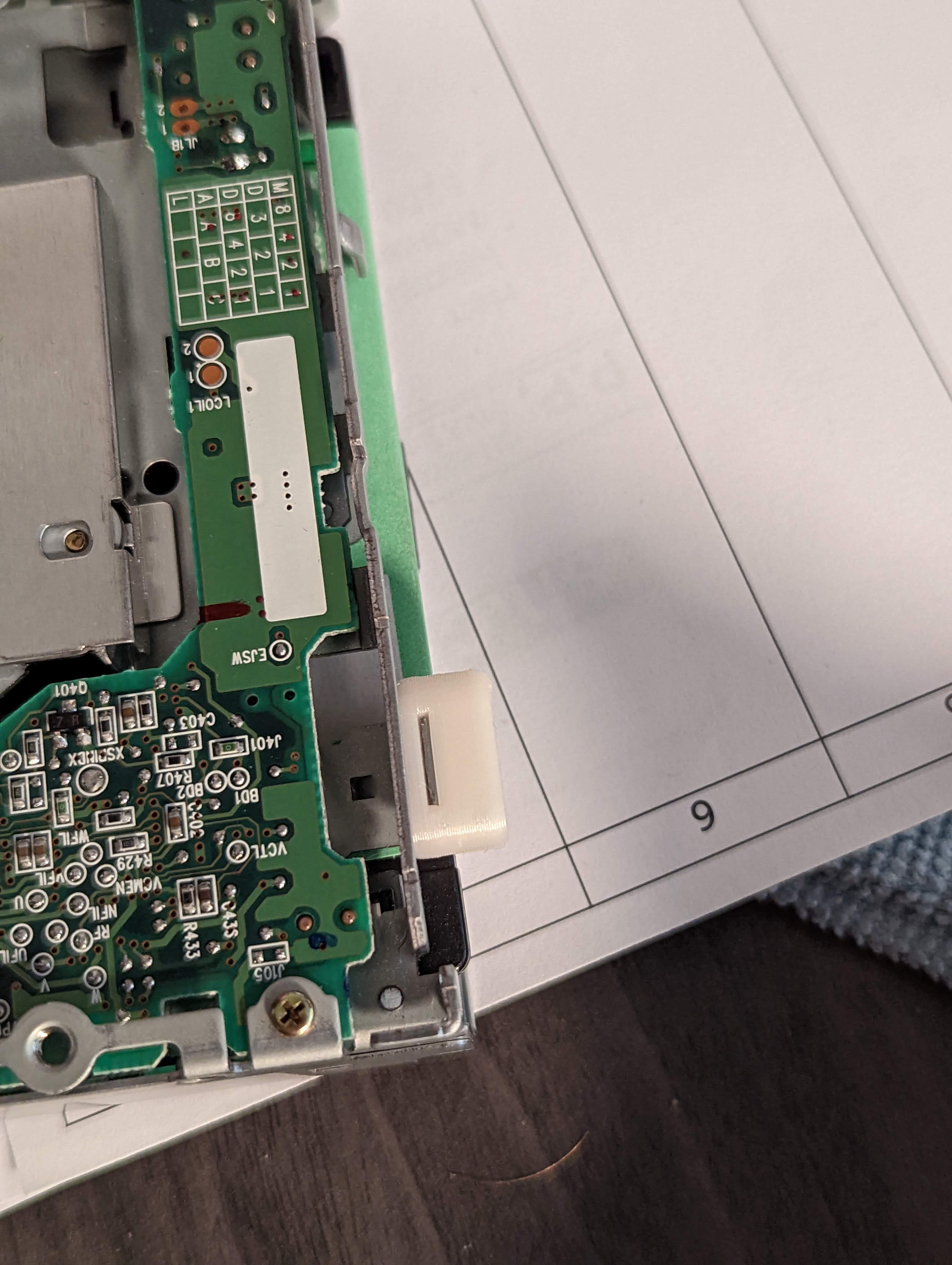 LS 120 / SuperDisk manual eject button (Matsushita / Imation) by ...