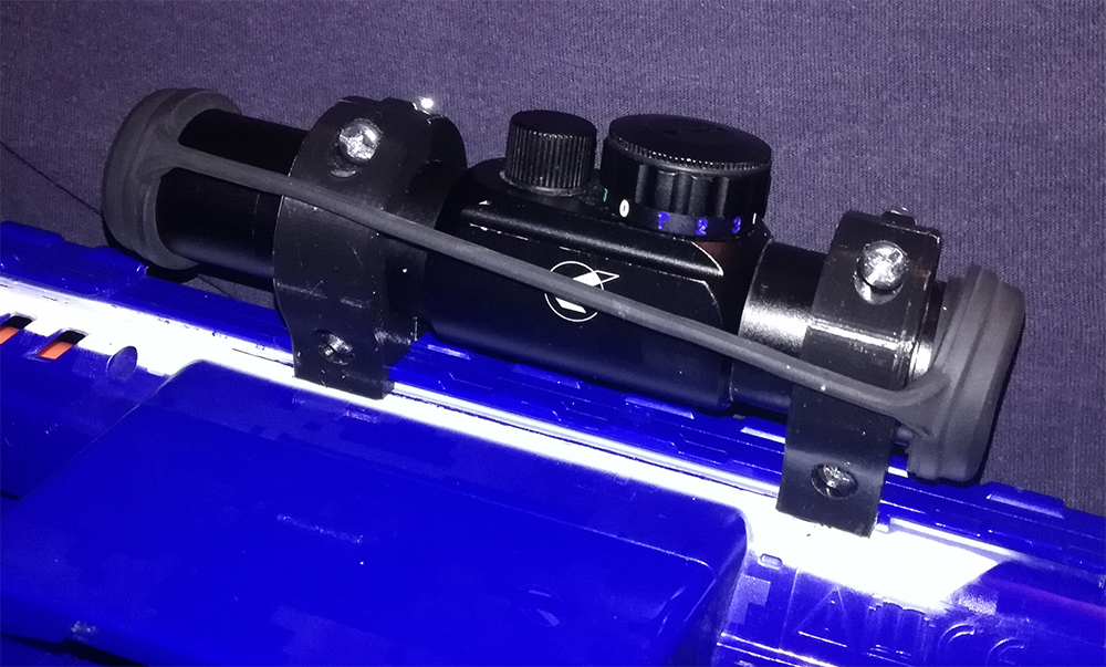 Nerf Rail 30mm Scope Rings by FaceHaver | Download free STL model ...
