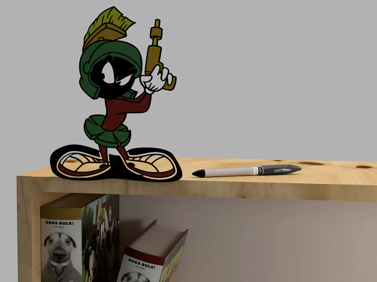 Marvin The Martian 3d Wallpaper