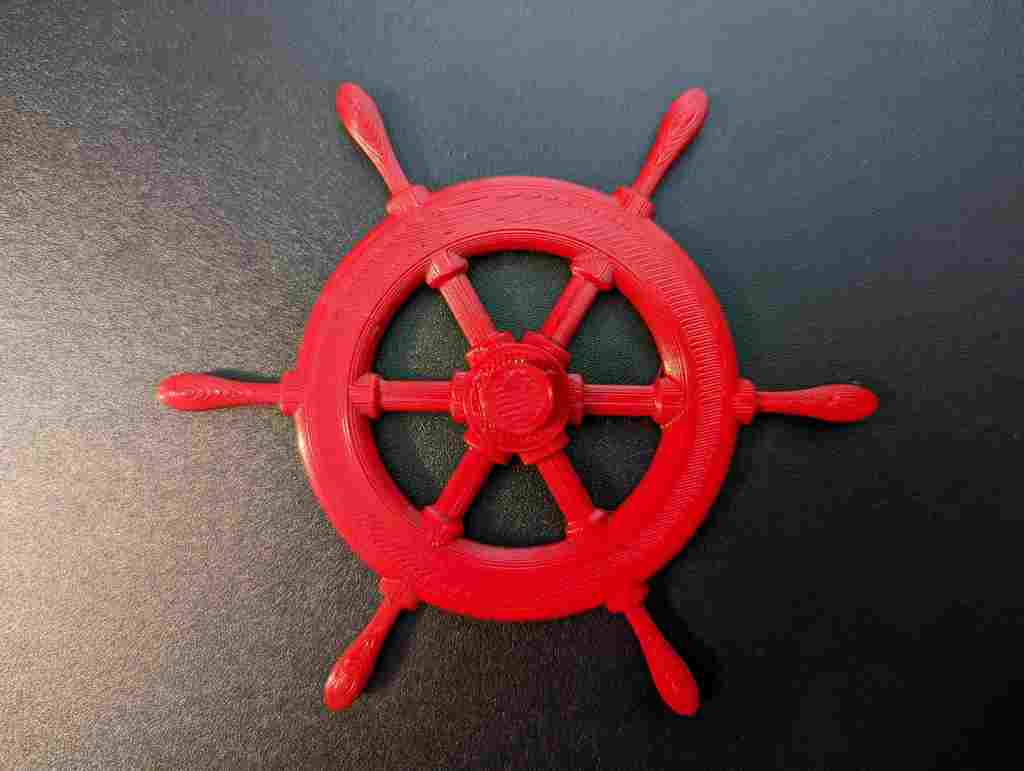 Helm Wheel Knob by linkSC | Download free STL model | Printables.com
