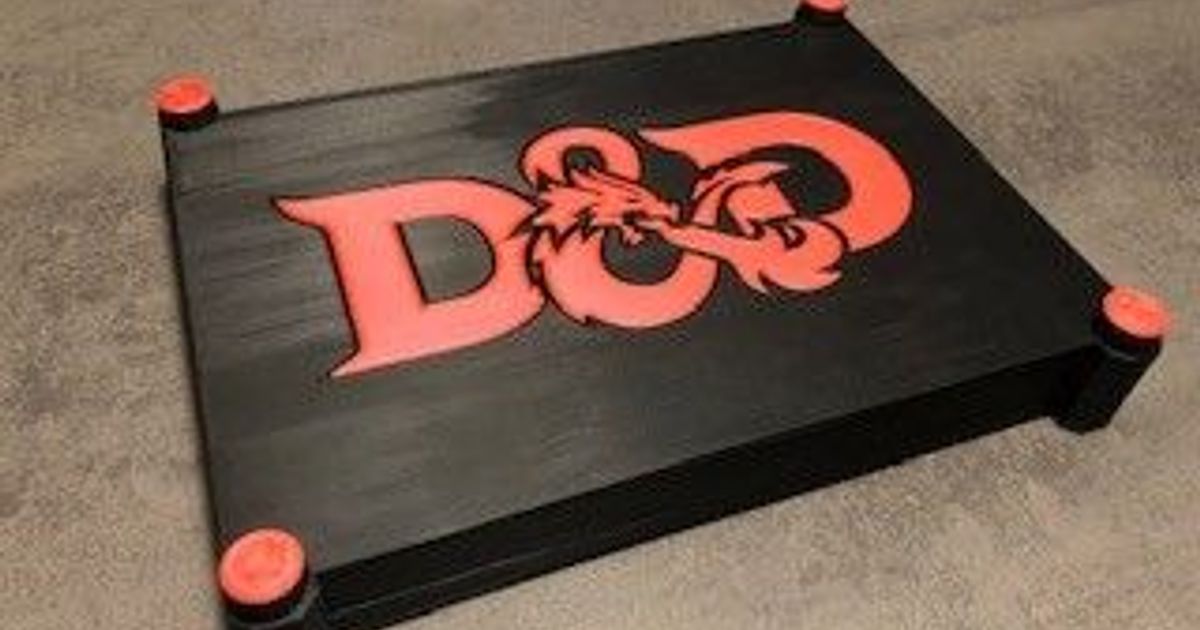 DnD Dice box von Jeffery Becker | Kostenloses STL-Modell herunterladen ...