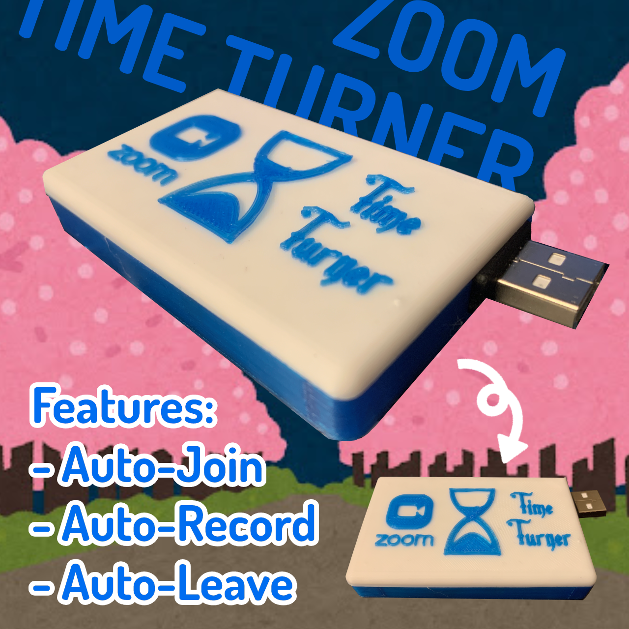 Zoom Time Turner by ENGIE NYAN | Download free STL model | Printables.com
