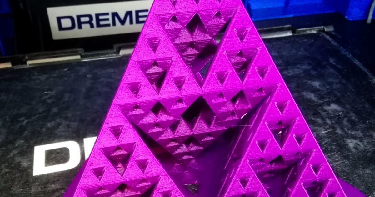 Yet another fractal tetrahedron by Stefan | Download free STL model ...