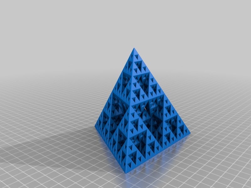 Yet another fractal tetrahedron by Stefan | Download free STL model ...